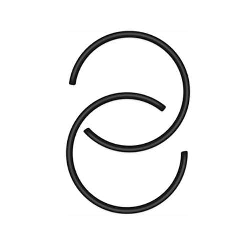 2 Pcs For 2012-17 Dodge Ram 1500 Front Axle Carrier Snap Ring C Clips ...