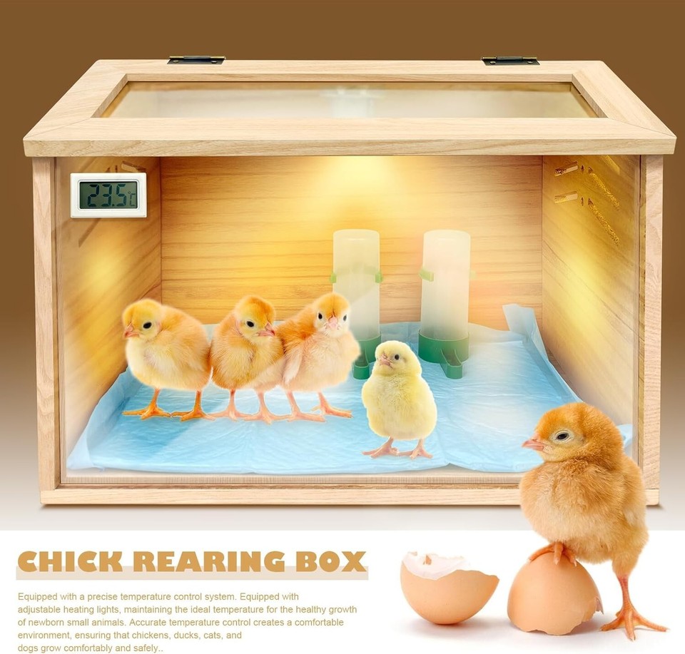 Chicken Brooder Box Cage Coop Chick Brooderbrooder For Baby Chicks ...