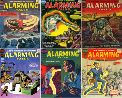 1957 - 1958 Alarming Tales Comic Book Package - 6 eBooks on CD | eBay