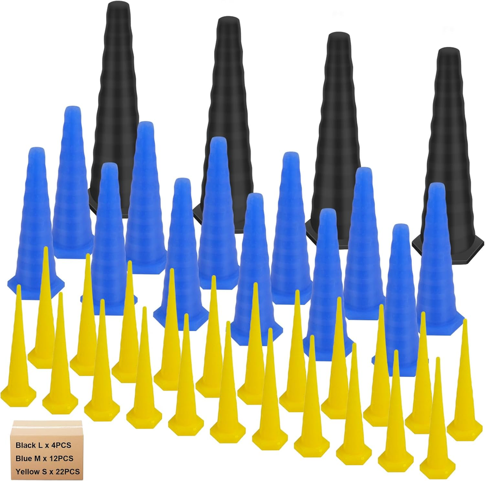 38PCS Hydraulic Oil Service Rubber Plugs, Universal Drip Proof Hose ...