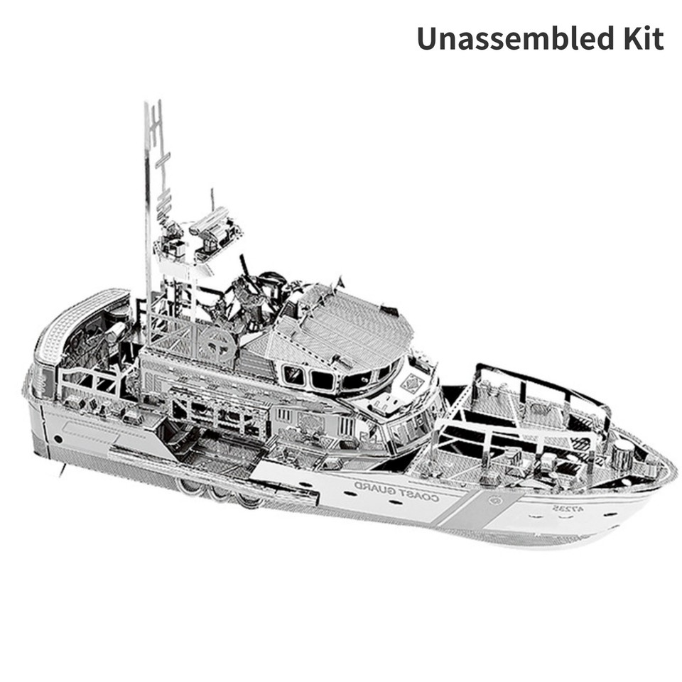 1/100 3D Metal Lifeboat Model Military Ship Craft Scene Display ...
