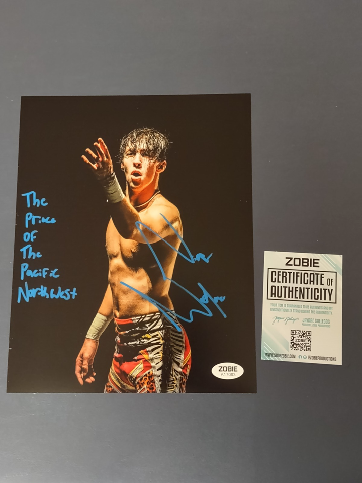 Nick Wayne Signed 8x10 Photo AEW Pro Wrestling Autographed Zobie COA | eBay