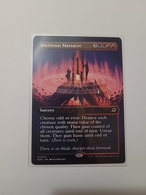 Mtg - Mutinous Massacre *Extended Art* #BE-114 | eBay