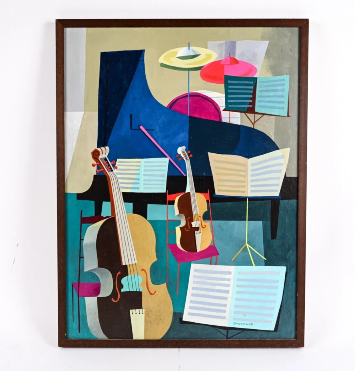 Abstract Cello Art