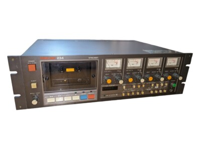 Tascam 234 4-Track 4channel 2head Cassette Deck multi-track recording ...