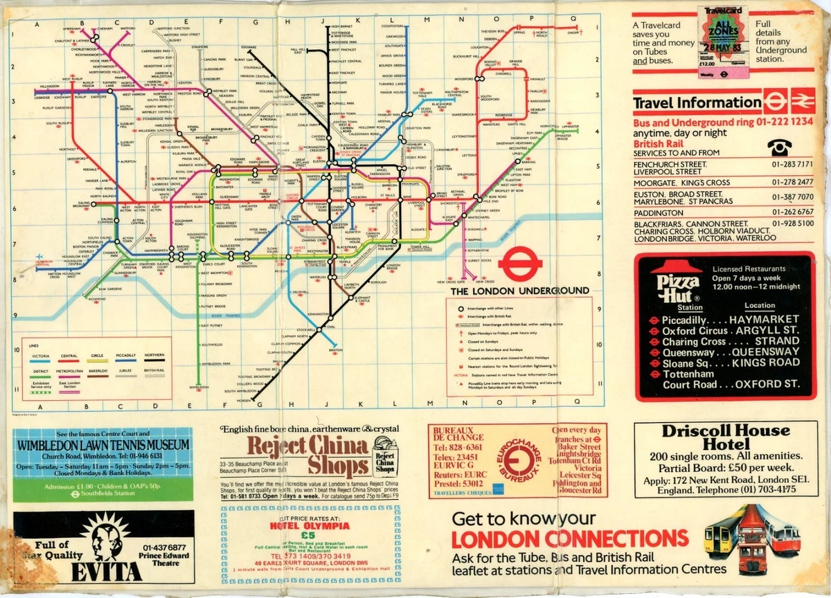 Streetwise London Underground Map Laminated Map Of The, 50% OFF