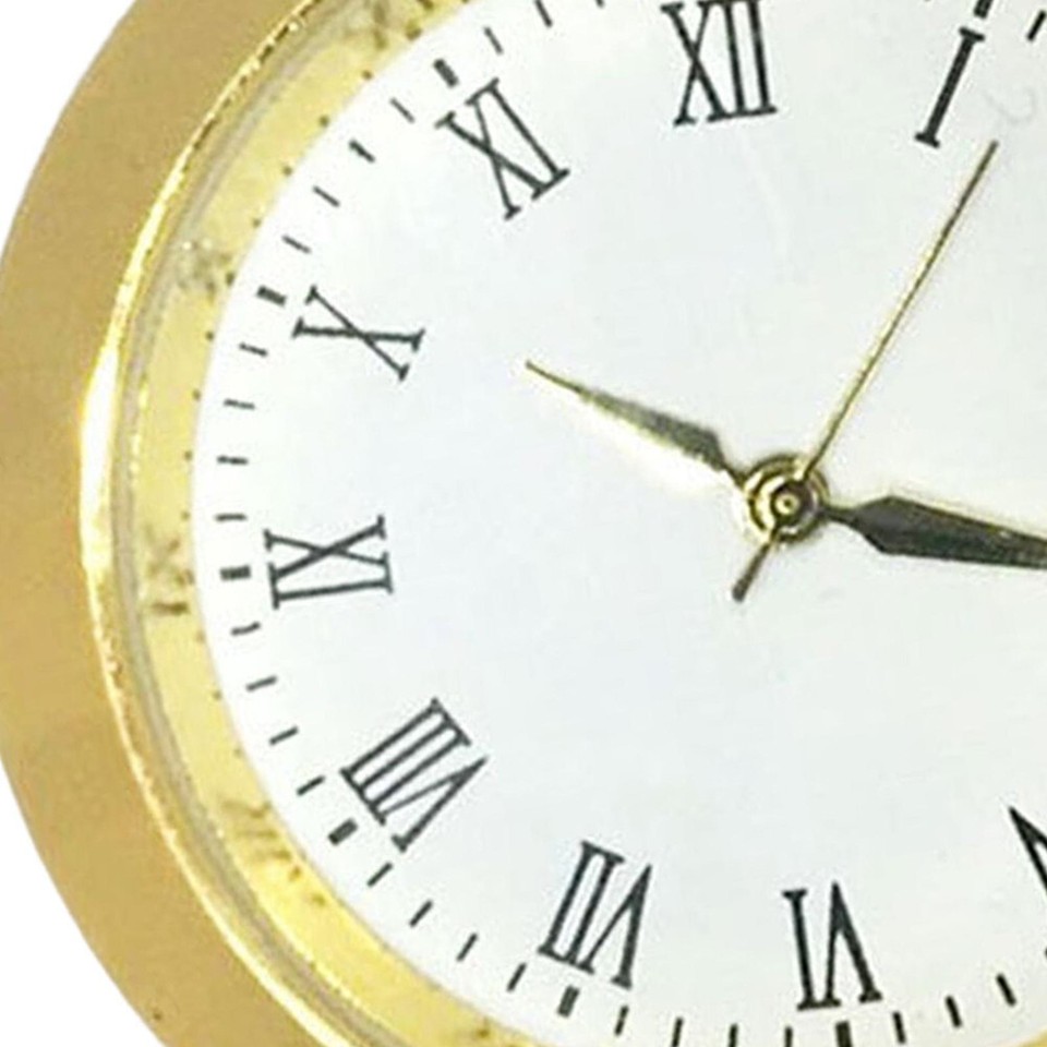 Classic Round Clock Insert Easy to Read Clock Face DIY Replacement for ...