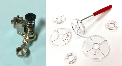 Bernina Ruler Work Foot #72 with Set of 6 Echo Ring Clips | eBay