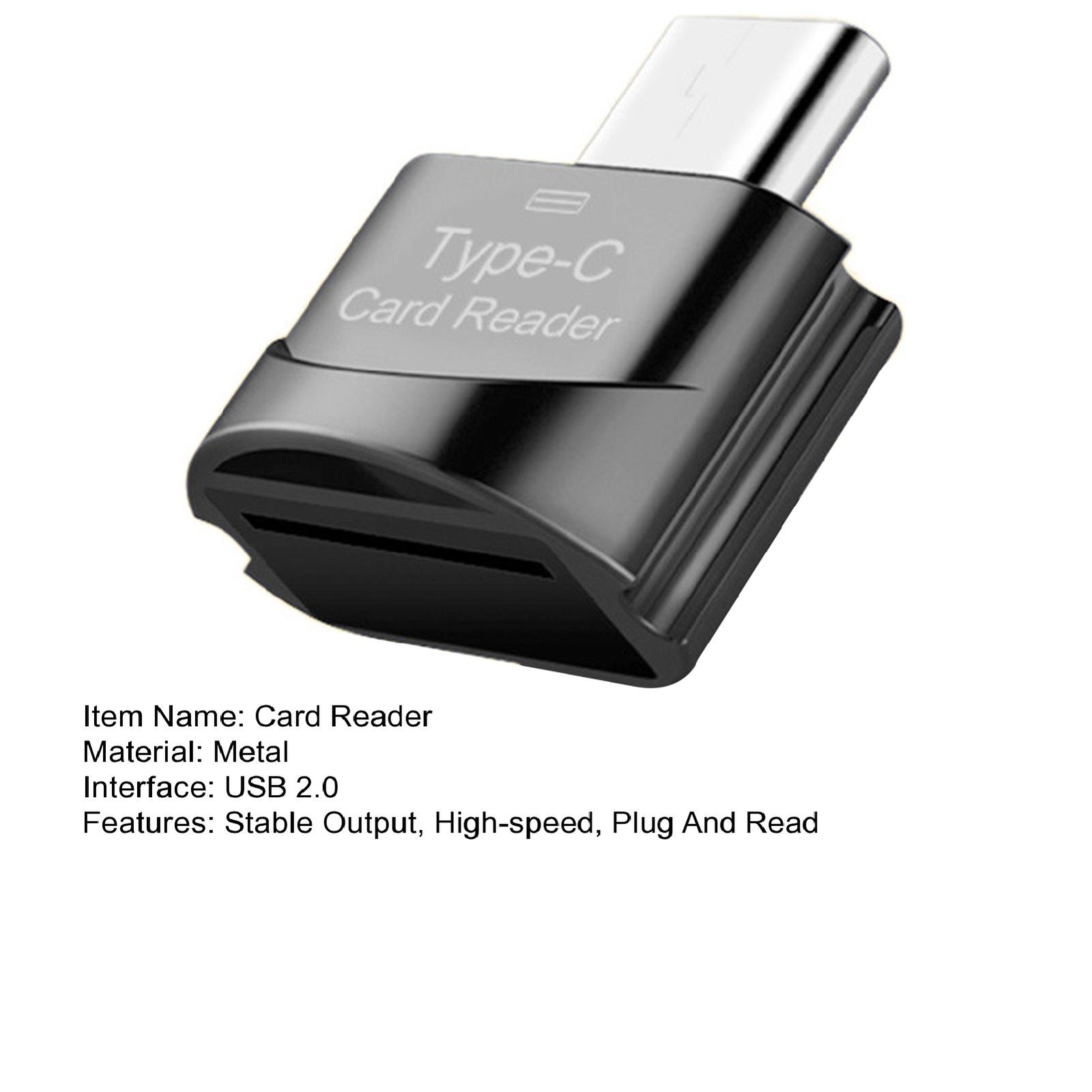 Otg Adapters Plug Play Data Transfer Mobile Phone Type-c Tf Card Reader ...