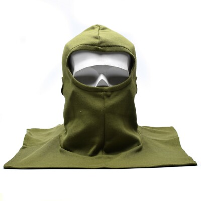 Genuine British army tactical balaclava face mask Olive FR AFV Crew ...