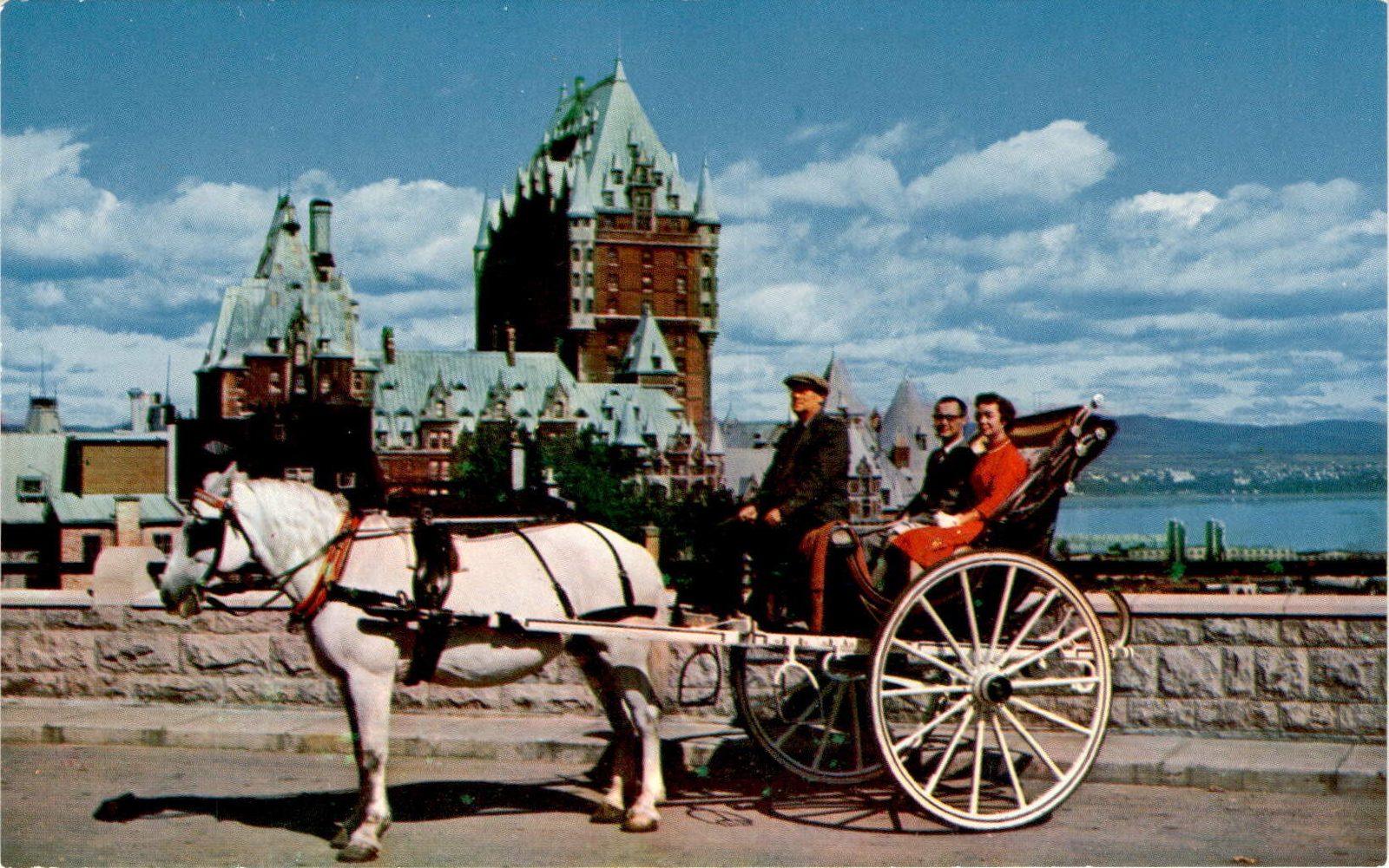 cap Diamant, Quebec, Canada, calèche ride, Laval Co Postcard | eBay