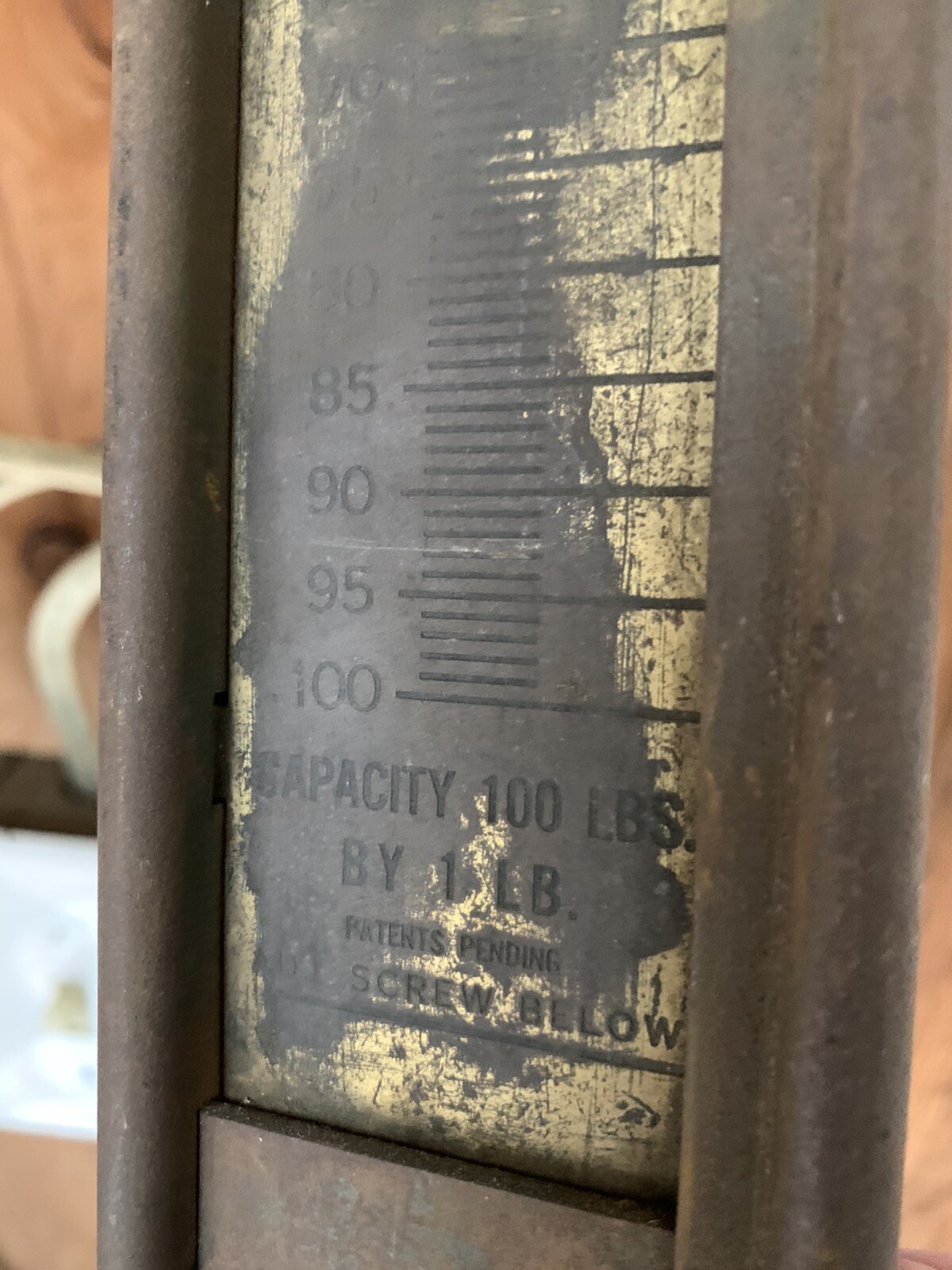 Vintage Hanging Scale Hanson Scale Co. Model 8910 Capacity 100 lbs ...