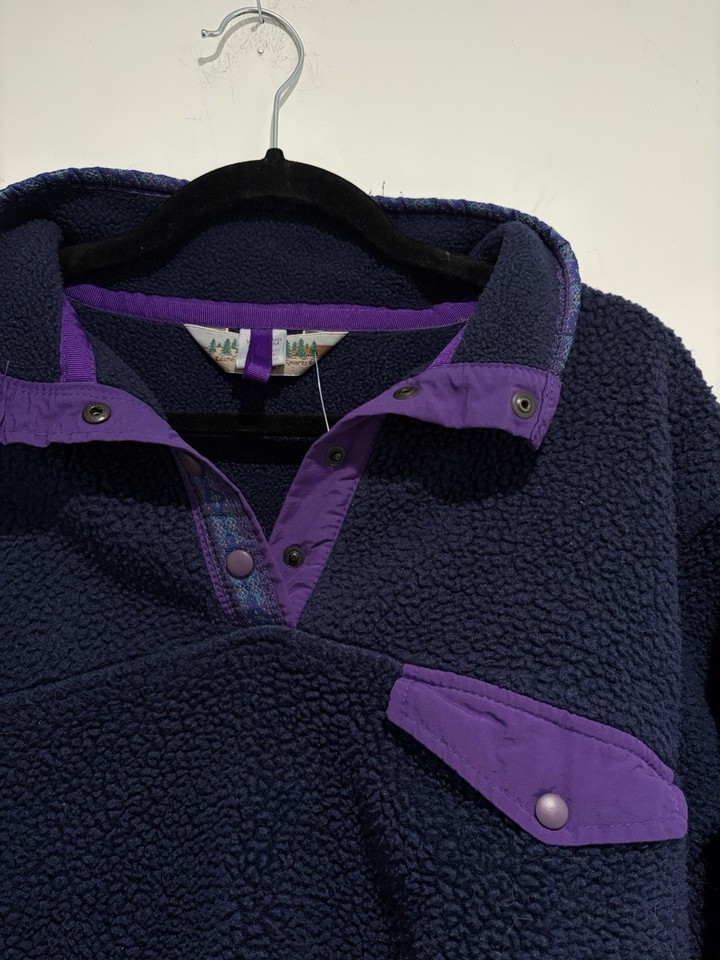Vintage EMS Fleece Jacket Women’s Medium Sherpa Fleece Long Sleeve ...