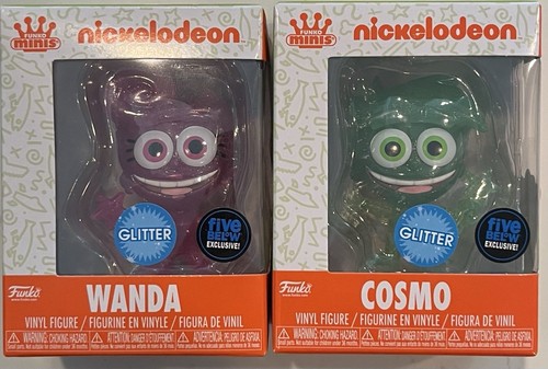 Funko Minis Nickelodeon Wanda & Cosmo Set Of 2 Glitter Variant Chase ...