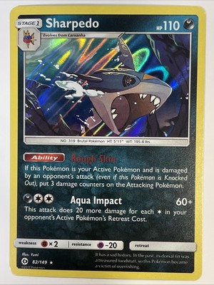 Sharpedo 82/149 SM Base Set Holo | eBay