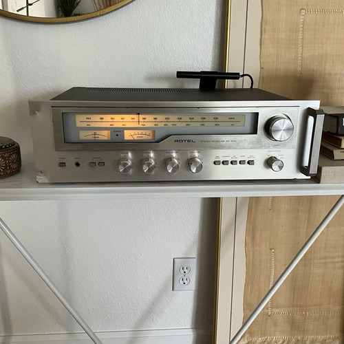Vintage Rotel Stereo Receiver RX-503 Voltage AC 120 Volt 250 Watt 60 Hz ...