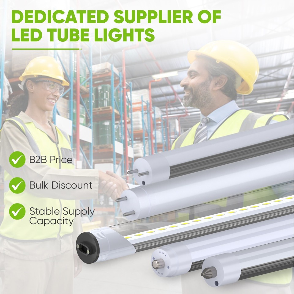 5 ft. T12 Single Pin FA8 LED Type A Plug & Play Replacement for 50W ...