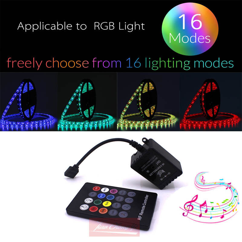 20key Led Music Controller RF Remote wireless RGB controler For RGB LED ...