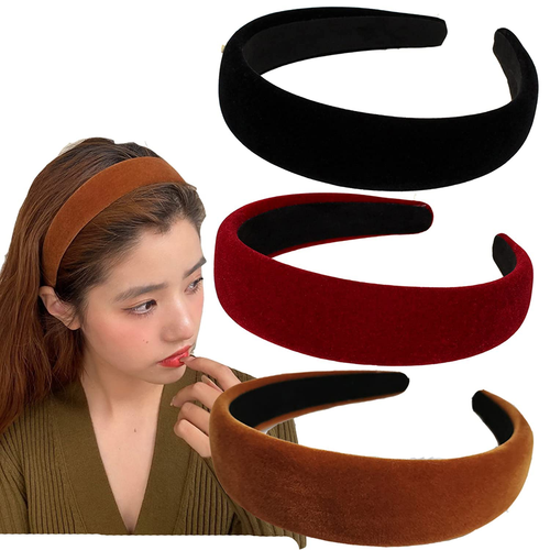 Velvet Wide Headbands for Women Soft Head Bands Diademas Para Mujer De ...