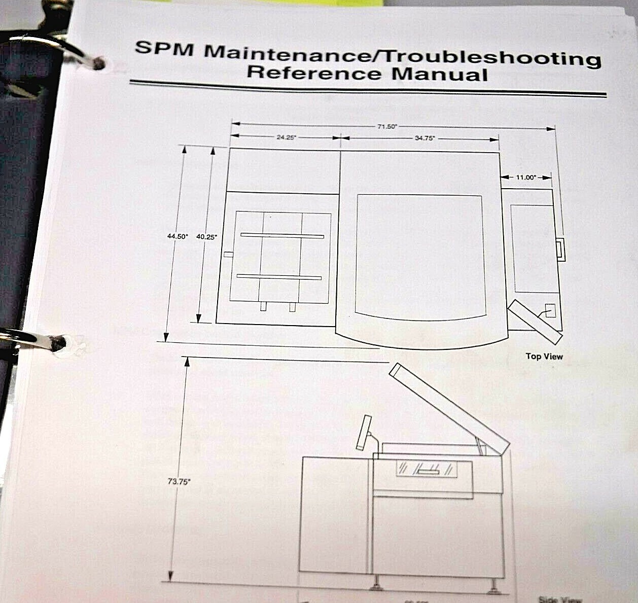 MPM Corp TD-0216 SPM Maintenance/ Troubleshooting Reference Manual ...