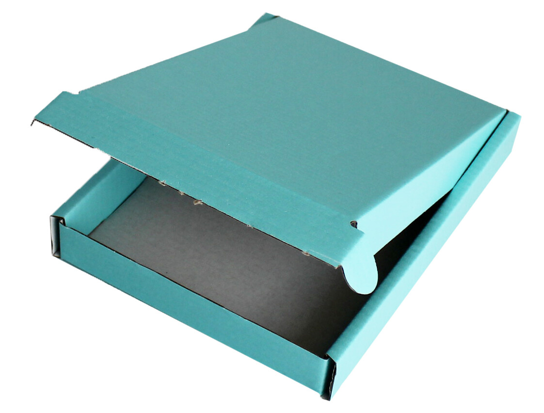 SATIN LIGHT BLUE MINI A6 A5 A4 PIP BOXES LARGE LETTER SHIPPING BABY ...