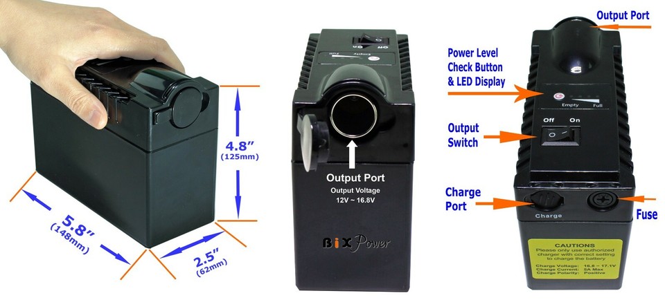 High Capacity (192Wh) Portable Battery Pack for AirSense 10 Series ...