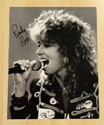 RINDY ROSS HAND SIGNED 8x10 PHOTO AUTOGRAPHED QUARTERFLASH HOT SINGER ...