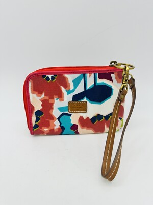 Fossil Multicolor Leather Flower Floral Clutch Wallet Wristlet | eBay