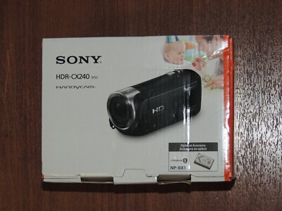 New in Box - Sony Handycam HDR-CX240 HD Camcorder - BLUE - 027242876880 ...