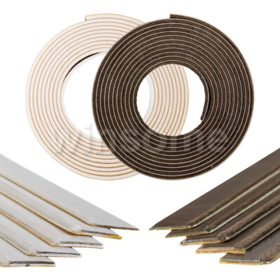 Intumescent Strips Fire Door Strip Seal 5.2M Fire Smoke with Brush ...