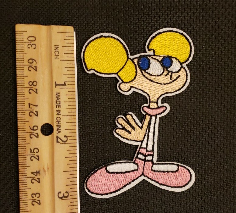 Dexter's Laboratory Dee Dee Cartoon Netwotk Embroidered Iron/Sew-On ...