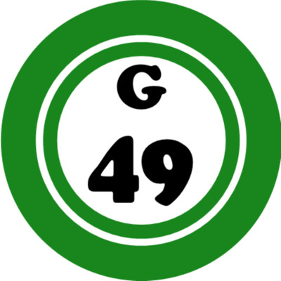 G 49 G49 Bingo Ball - 100 Pack Circle Stickers 3" x 3" Hobby Number ...