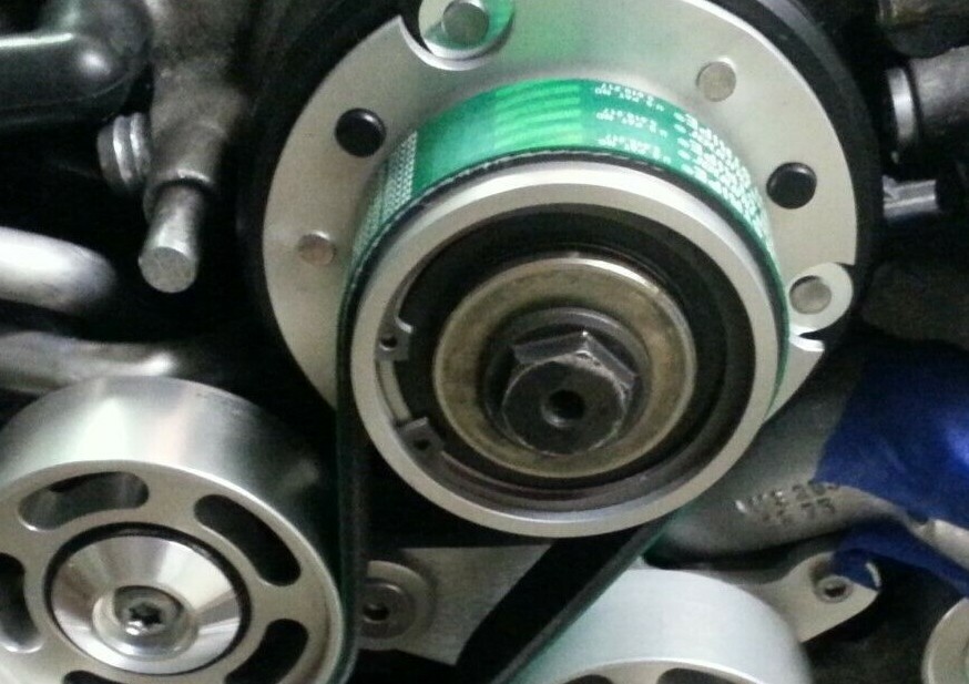 83mm supercharger pulley AMG mercedes M113K E55,CLS55,S55, CL55,G55 ...