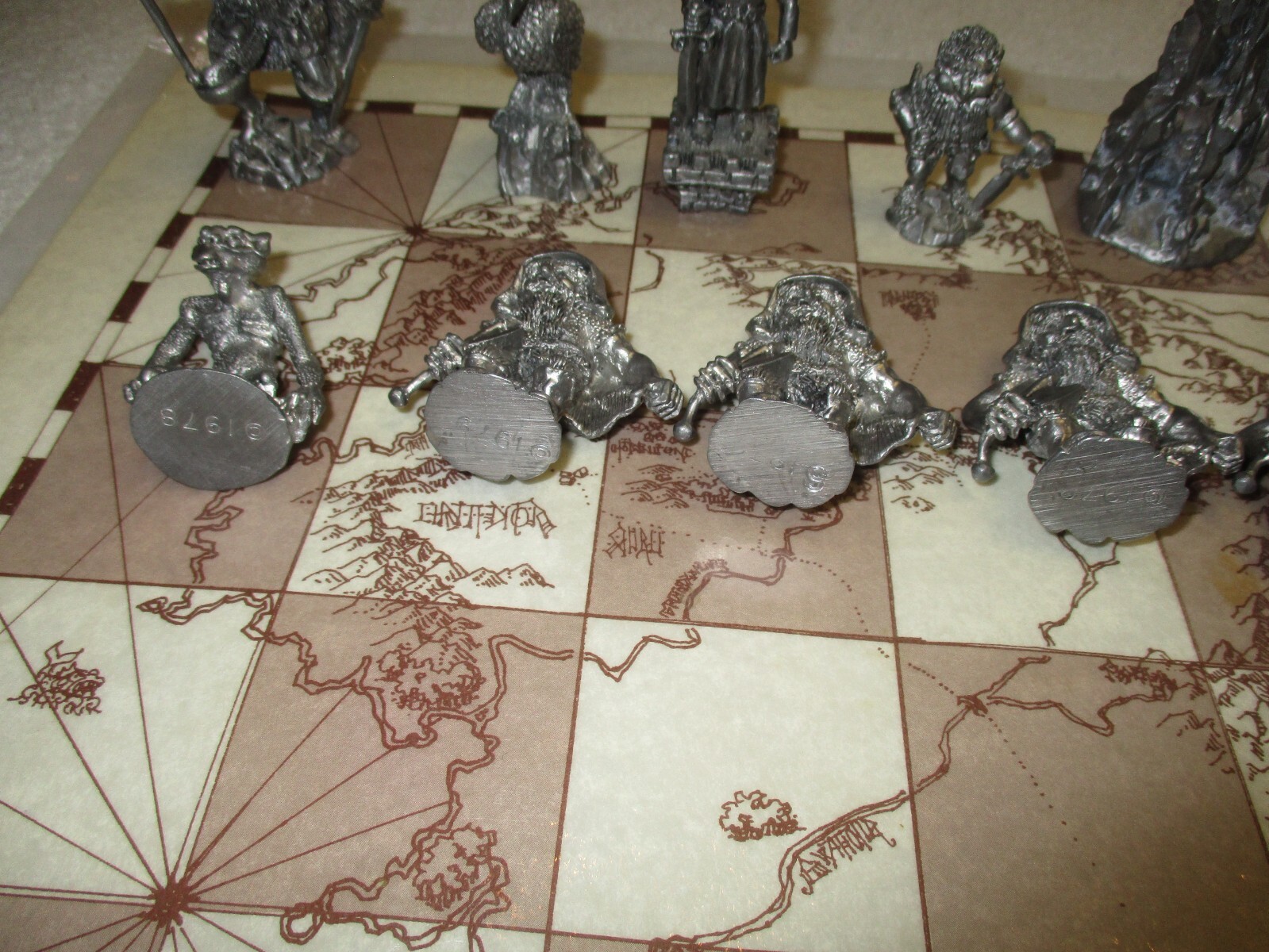 HOBBIT CHESS SET 1979 FELLOWSHIP FOUNDRY COMPLETE SET KEVIN O'HARE ...