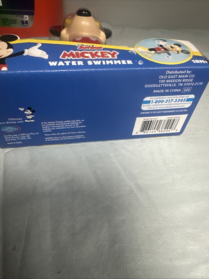 Disney Junior Mickey Mouse Wind Up Bath Toy Water Ages 18M+ Disney ...