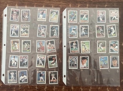 1991 Topps Cracker Jack Mini Baseball Cards Complete Set (36 Cards ...