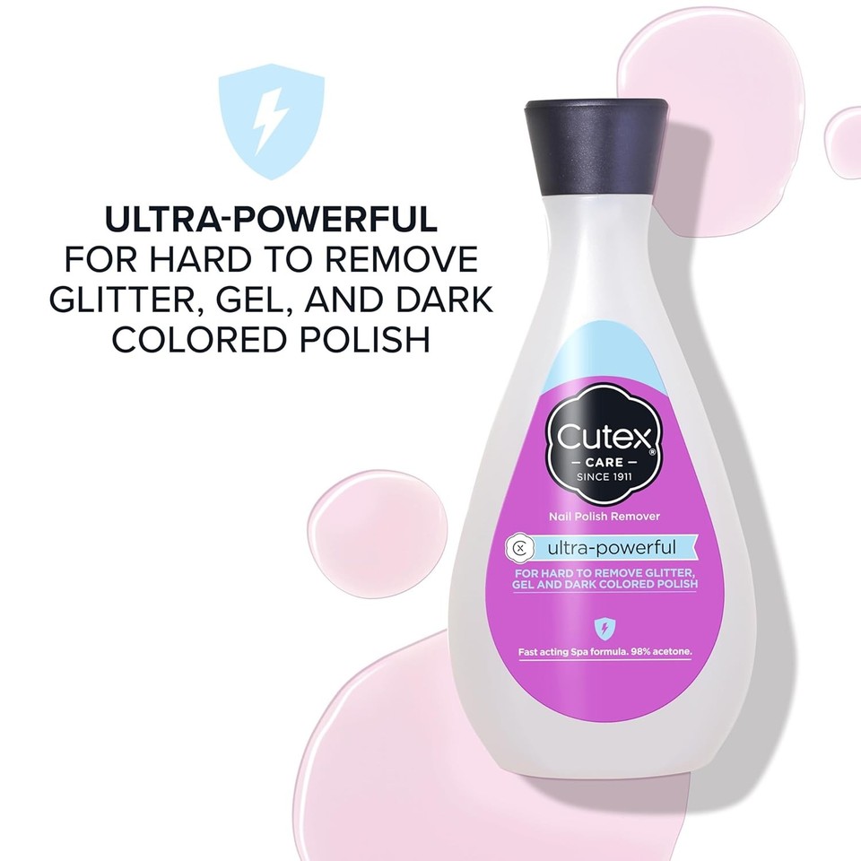 Cutex Gel Nail Polish Remover, Ultra-Powerful & 10.1 Fl Oz (Pack of 1 ...