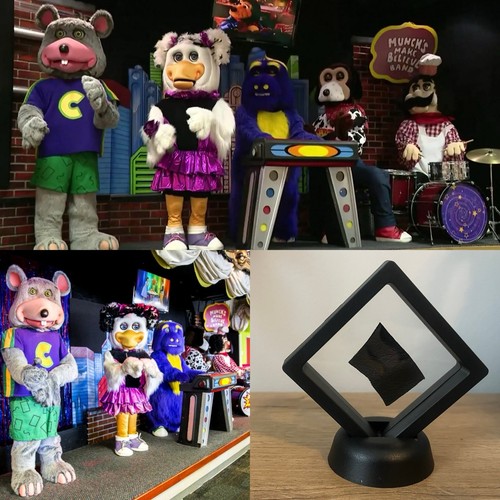 Original Chuck E. Cheese Animatronic Interior Leather Prop Piece | eBay
