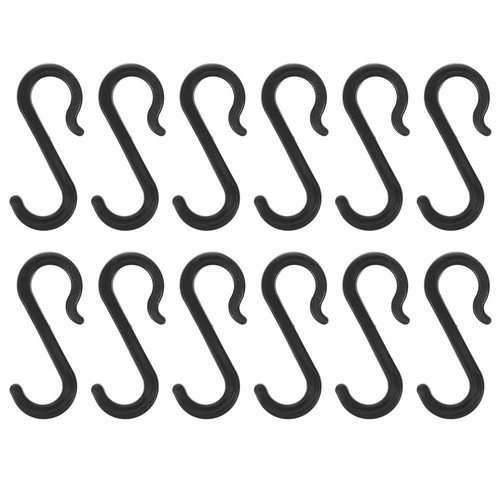 24pcs Heavy Duty Plastic Hooks Kitchen Bathroom Hangers Cupboard Drawer ...