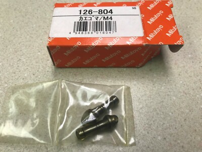 MITUTOYO 126-804 ANVIL SET 13-9 PITCH FOR SCREW THREAD MICS SERIES 126 ...