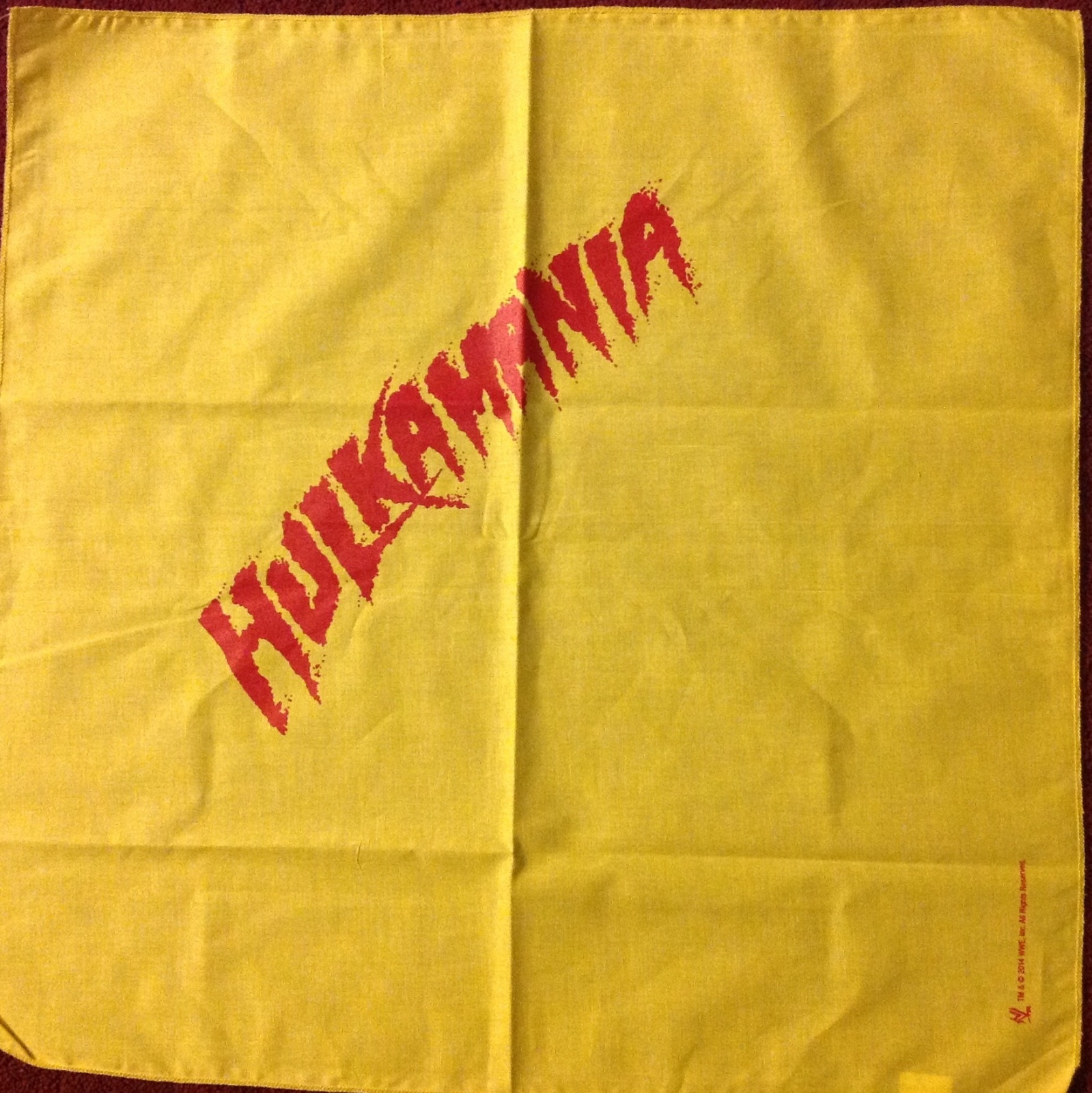 WWE HULK HOGAN Costume YELLOW Bandana NEW Wrestling HULKAMANIA | eBay