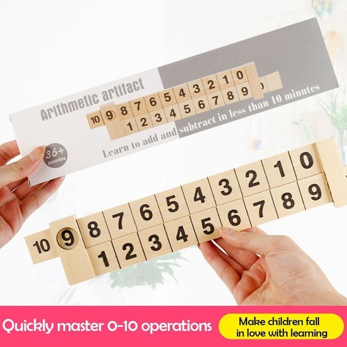 Wood Math Decomposition Ruler Teaching Demonstration Arithmetic ...