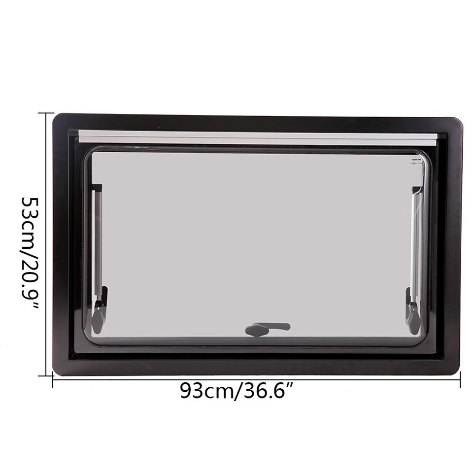 3-Size 450/900*500mm, 350*280mm RV Caravan Camper Van Hinged Push Out ...