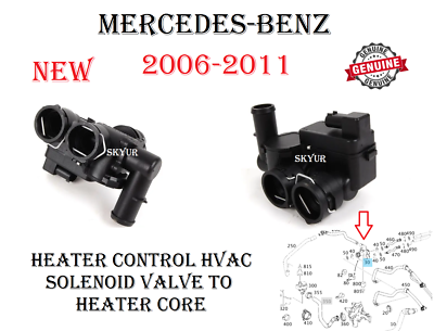 Heater Control Solenoid Valve For Mercedes CLS550 CLS63 E320 E350 E500 ...