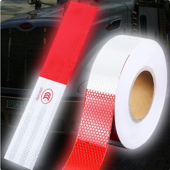 Car Bumper Reflective Stickers Warning Strip Tape Secure Reflector Red ...