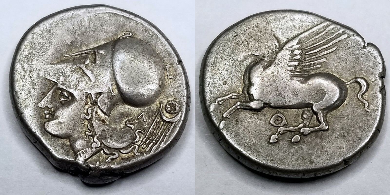 350-250BC Ancient Illyria & Central Greece Akarnania Thyrrheium AR ...