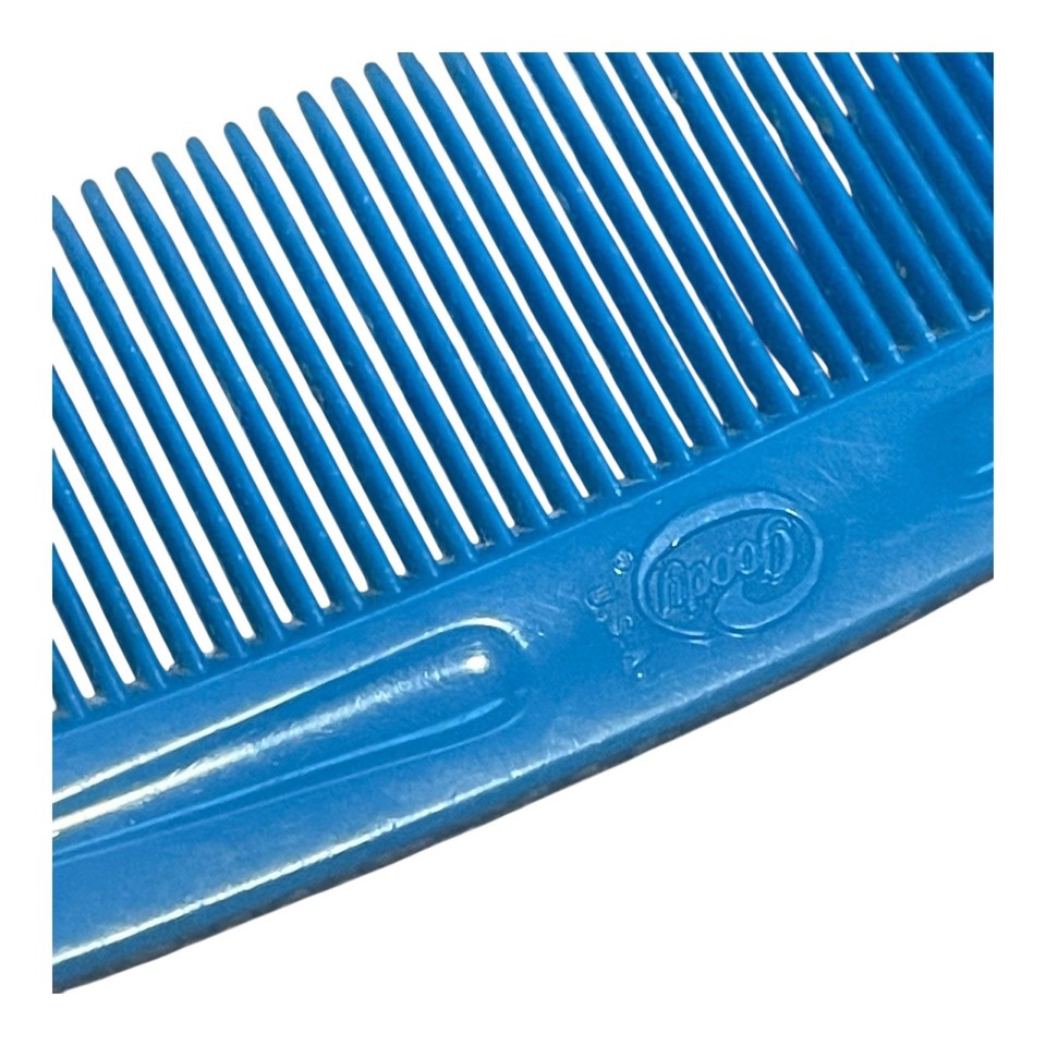 Vintage Goody Pocket Comb Blue 5" Made in USA | eBay