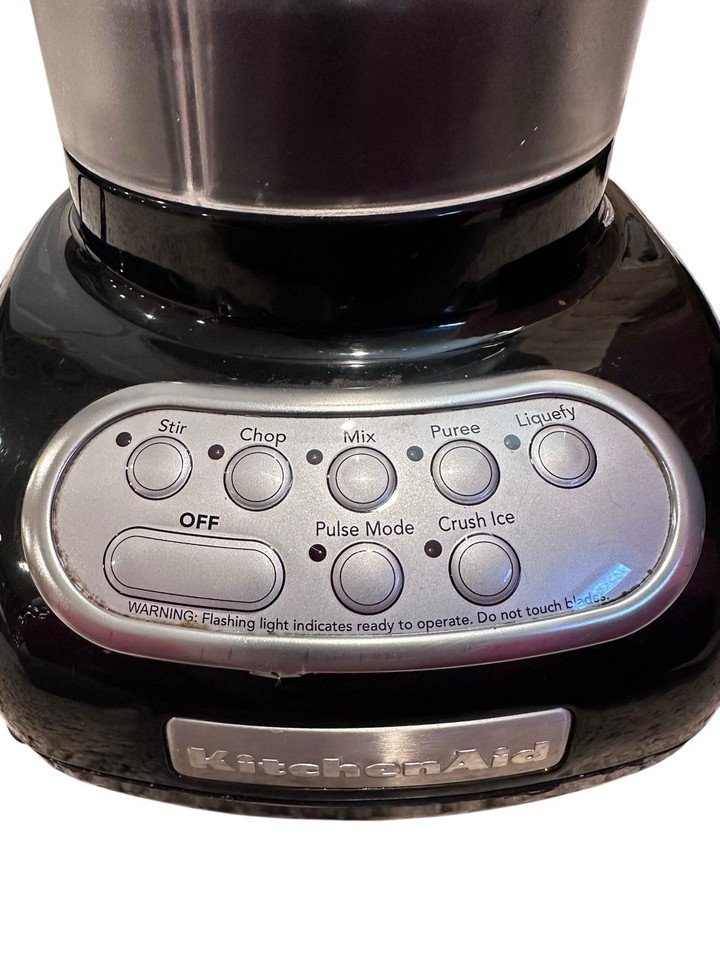 Kitchen Aid 5 Speed Blender Model KSB560 Black 56 Oz Pitcher KSB560OB0 ...
