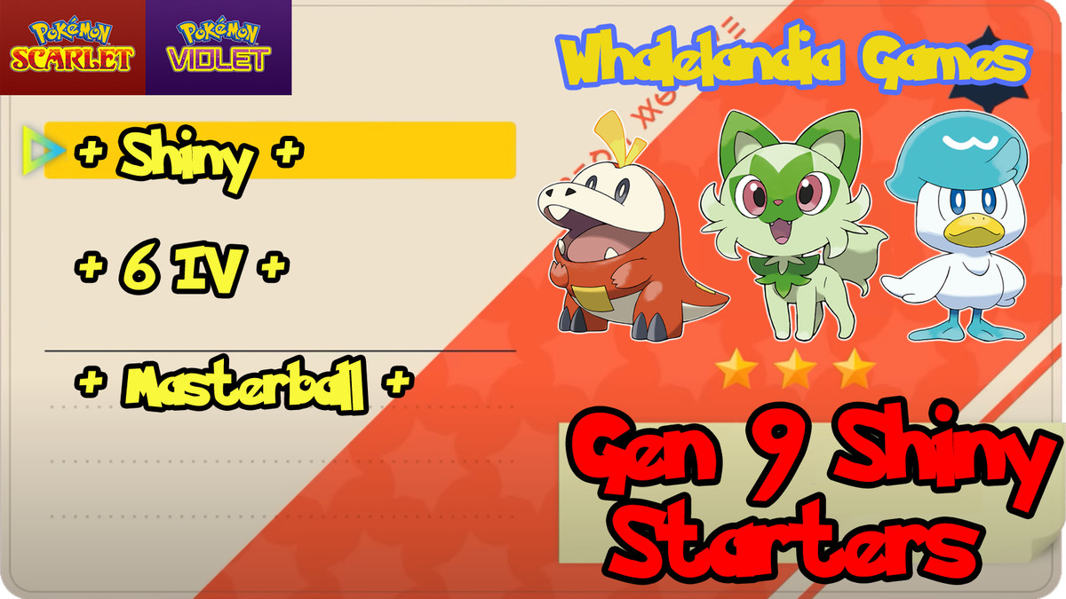 Shiny Pokemon Starters