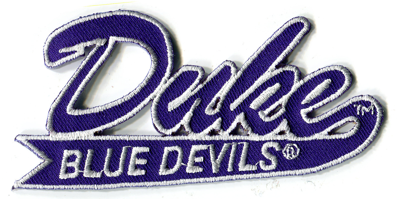 DUKE BLUE DEVILS NCAA COLLEGE VINTAGE 4" SCRIPT LOGO TEAM PATCH | eBay